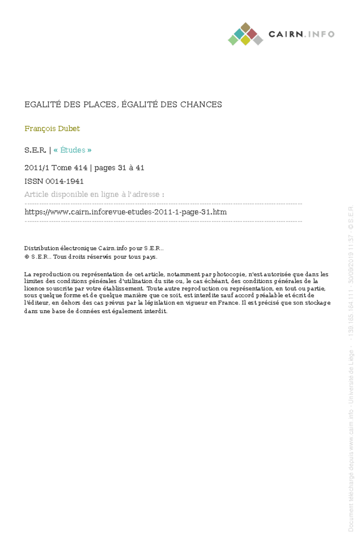 Dubet - Analyse sociologique des politiques d'intervention textes ...