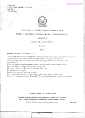 2011 nov SAD - USED FO REVISION - Introduction to ict - Studocu