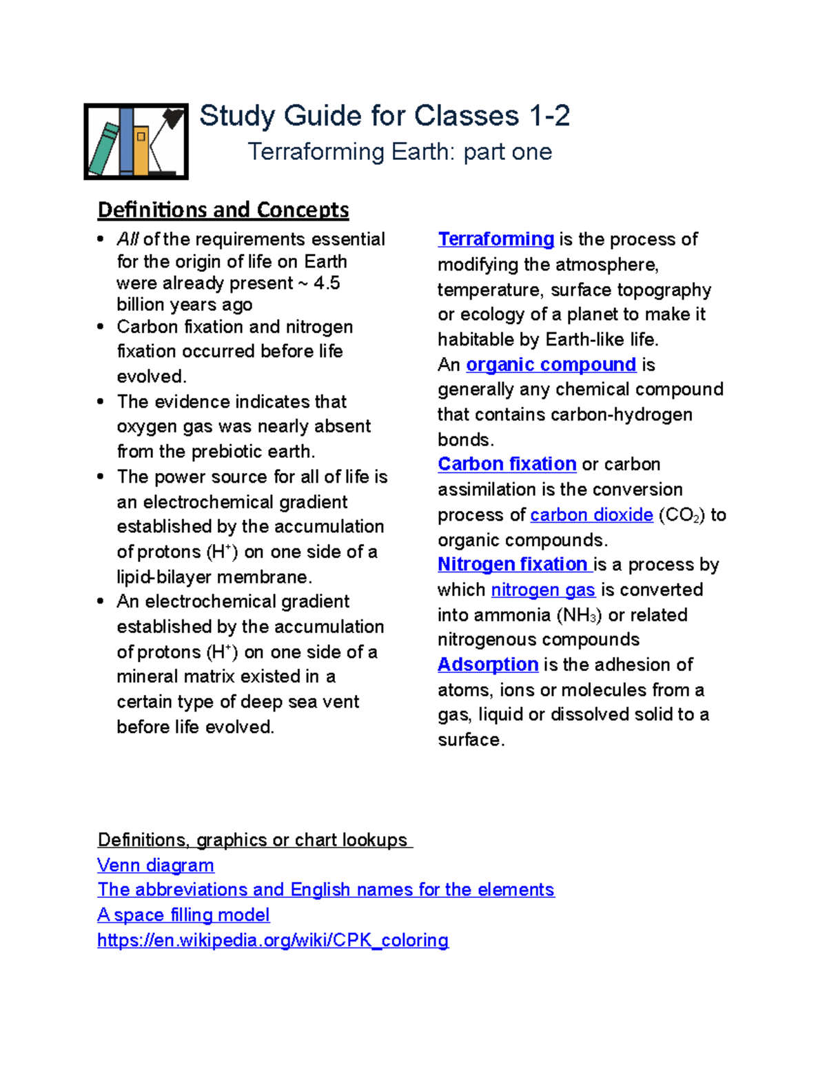 Study Guide class 1-2 - Year 2021-22. Quite likely to remain relevant ...
