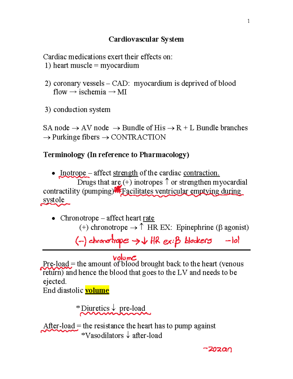 Cardiovascular System - Cardiovascular System Cardiac medications exert ...