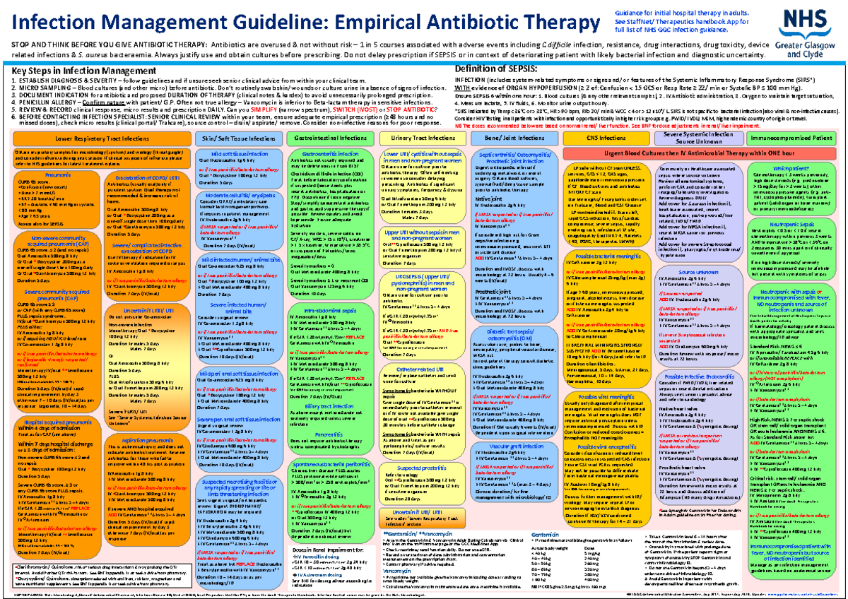 Antibiotguid - physiology pathology - Key Steps in Infection Management ...