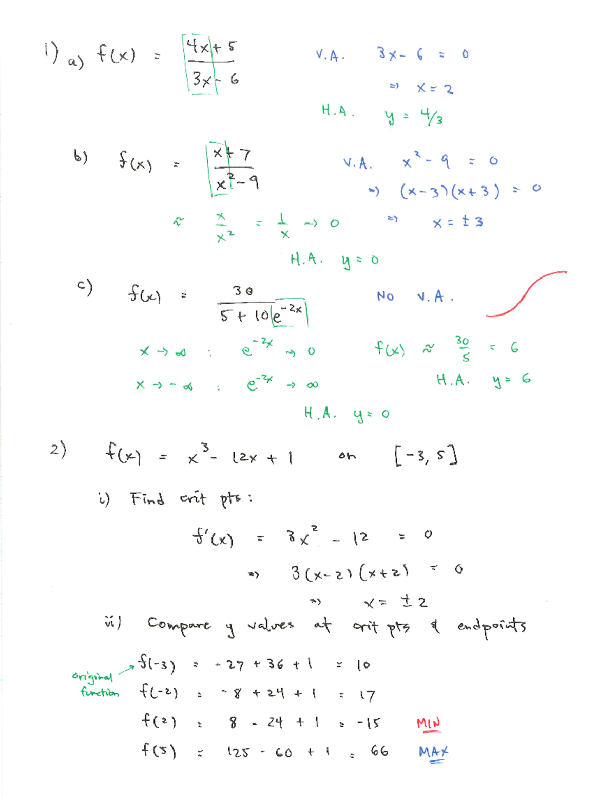 Solutions to Exam 3 Extra Practice Problems - MAT 143 - Studocu