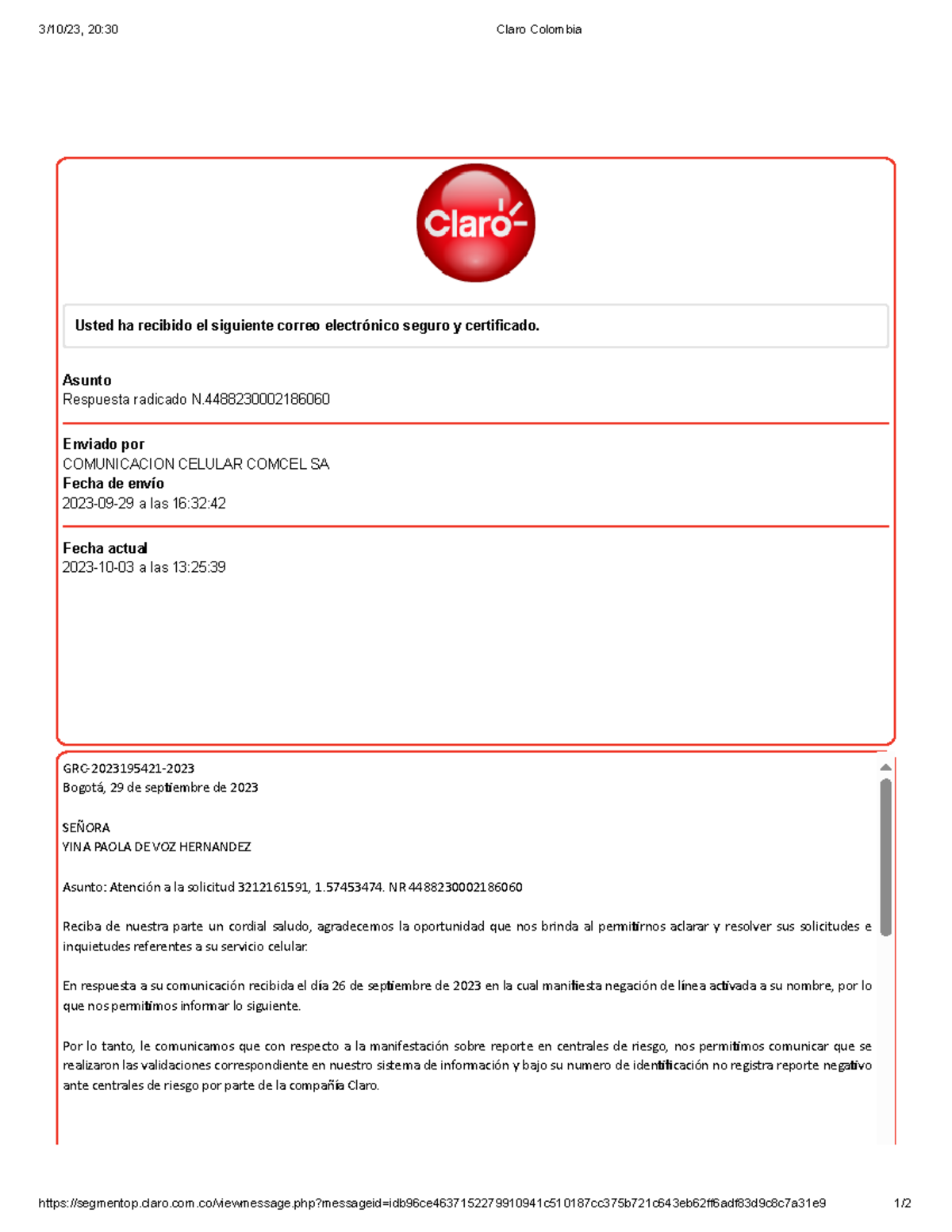 Claro Colombia - descripcion - 3/10/23, 20:30 Claro Colombia - Studocu