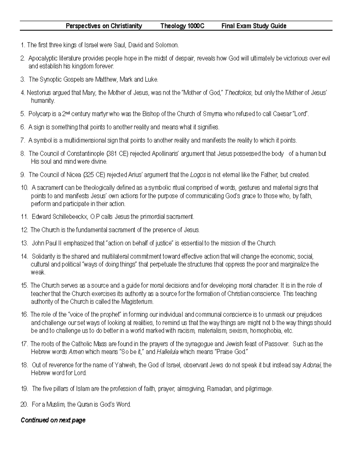 THE 1000C Final Exam Study Guide - online - Canvas-6aea3087-0c6c-4dc8 ...