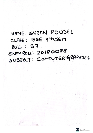 Depth Sorting - backface detection note - Saroj Shakya Computer ...