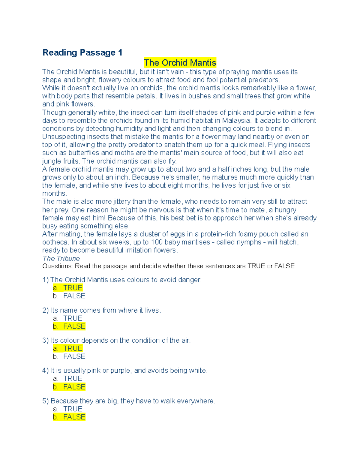 lớn rồi học English đi các bạn ơi đừng lười nữa!!!!!! - Reading Passage ...