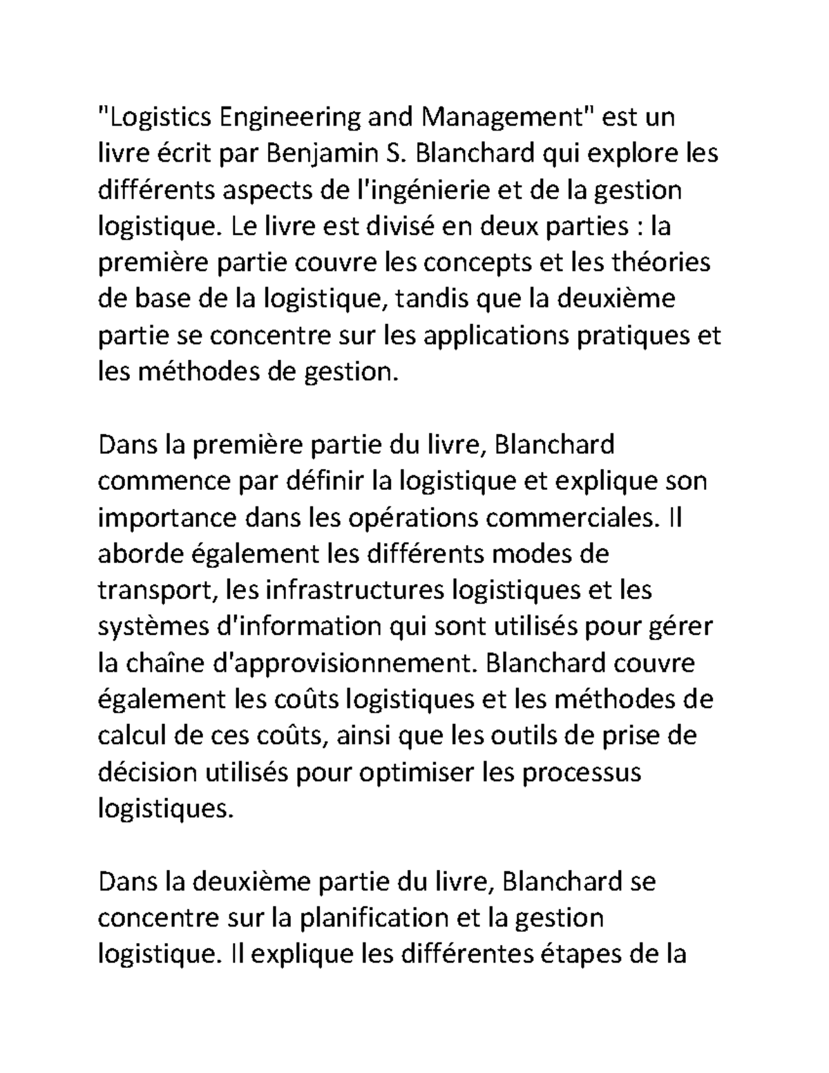 Logistics Engineering and Management - "Logistics Engineering and ...