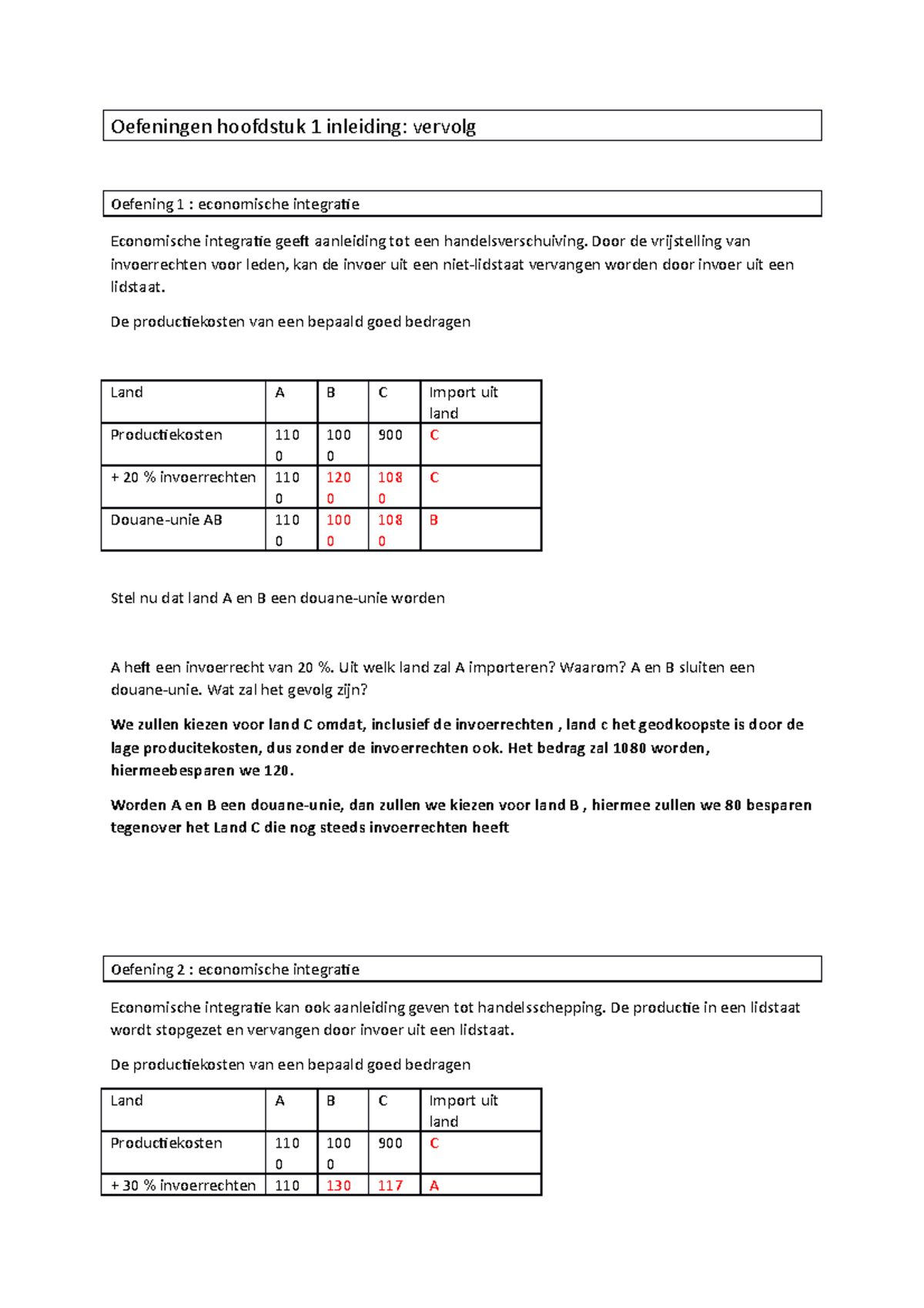 Oefeningen hoofdstuk 1 inleiding ervolg - Oefeningen hoofdstuk 1 ...