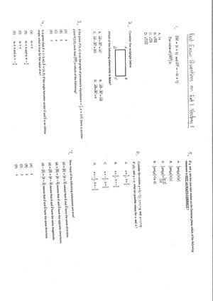 AMC 2017 - Junior - Yes Sir - Questions – Junior Division The value of ...