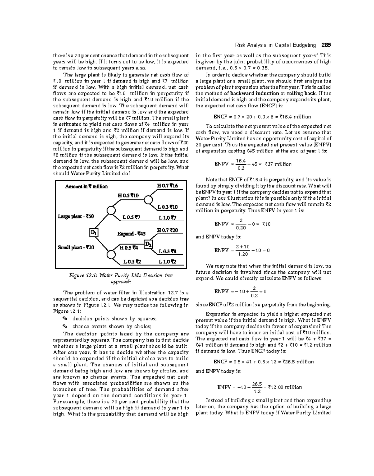 Financial management 104 Risk Analysis In Capital Budgeting 285 There financial-management-104-risk-analysis-in-capital-budgeting-285-there