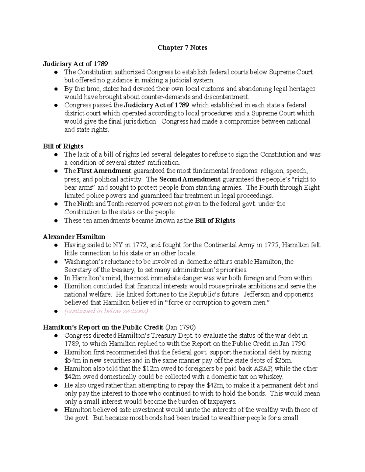 Chapter 07Notes - American history lecture notes - Chapter 7 Notes ...