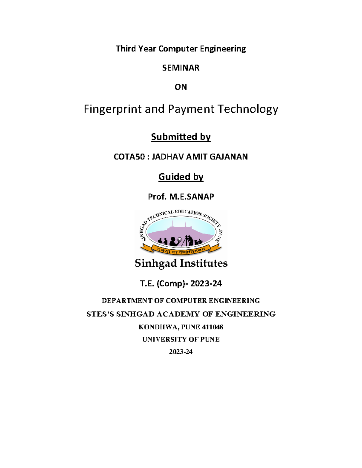 Stc - STC SEMINAR - Third Year Computer Engineering SEMINAR ON ...