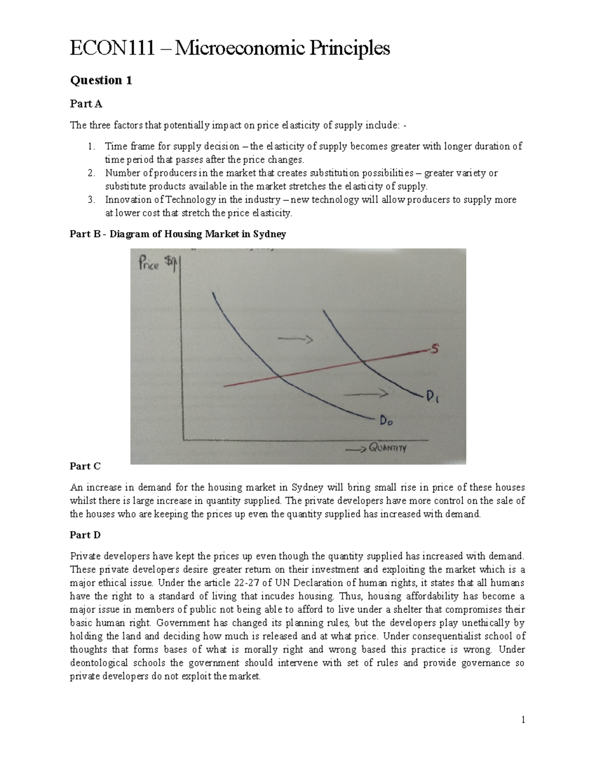 ECON111 - The Assignment final for the year - ECON111 - MQ - Studocu