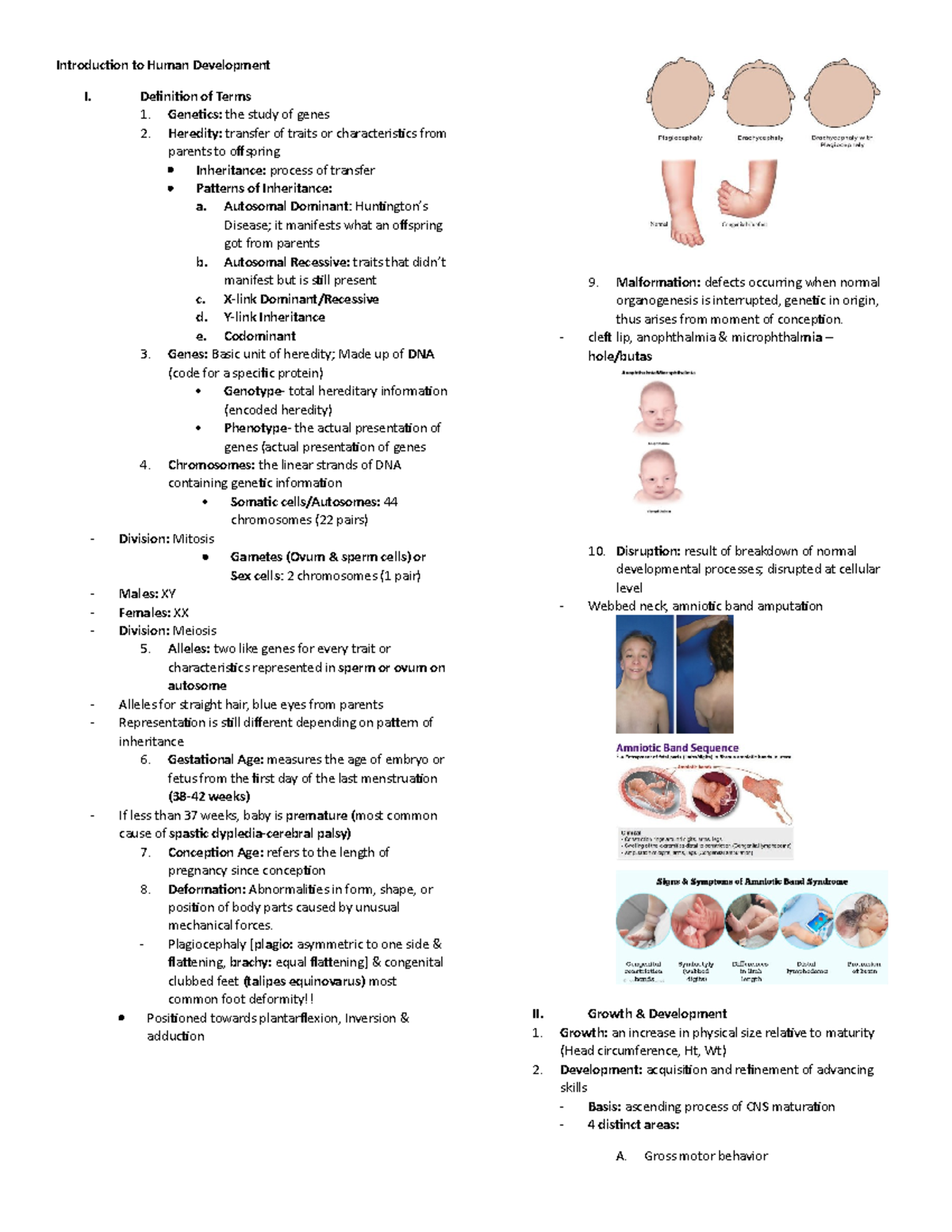 Midhgd - Introducion to Human Development I. Deiniion of Terms 1 ...