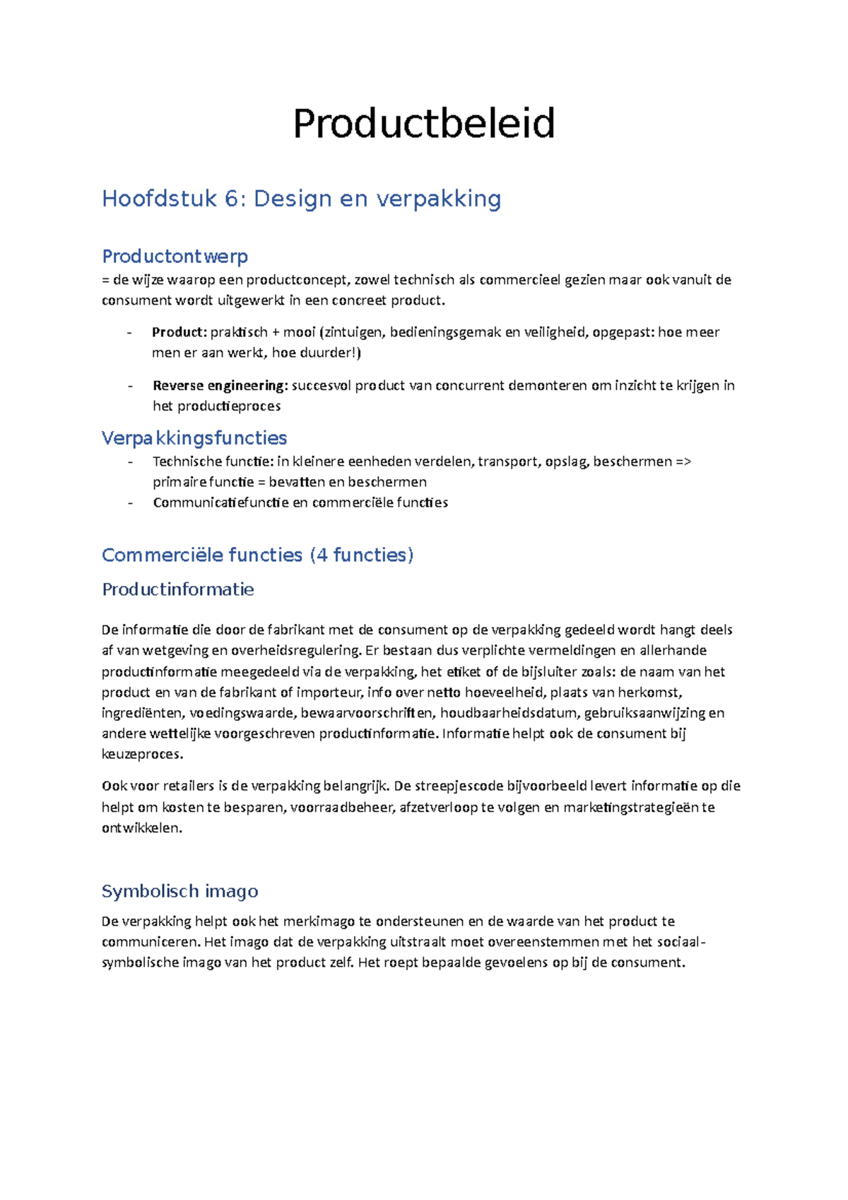 Productbeleid - ccccccccccccccccccccccccc - Product- en prijsbeleid 2 ...