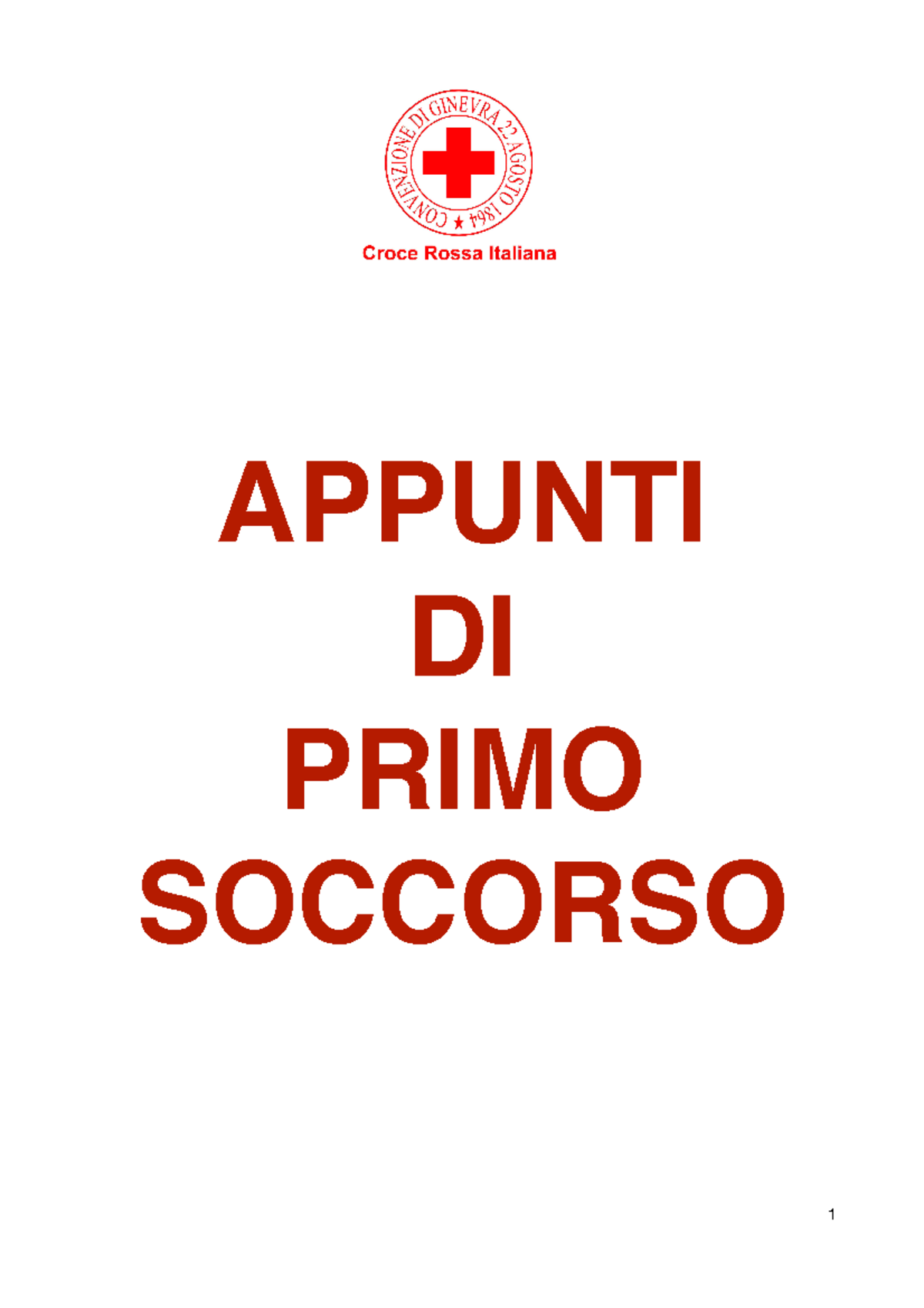 Appunti primo soccorso - APPUNTI DI PRIMO SOCCORSO Introduzione Ogni ...