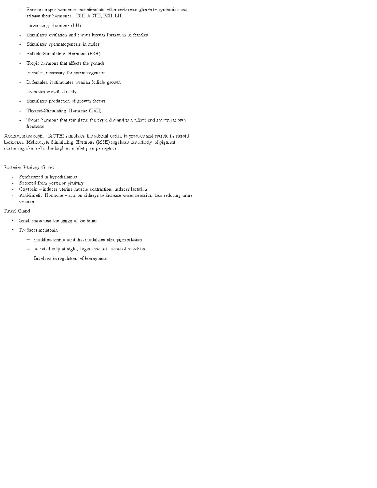 Chemical SIgnals 3- Lecture Notes - BIO 234 - Studocu