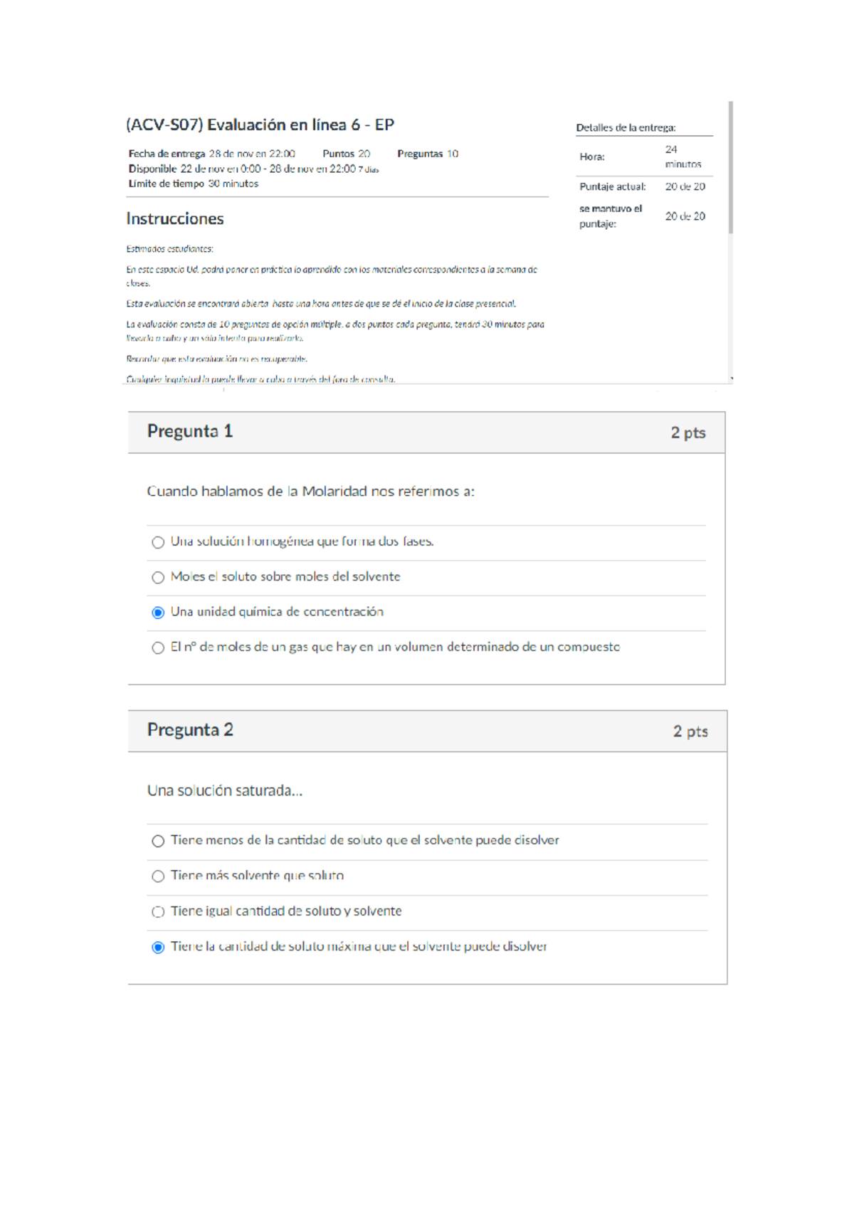 (ACV-S07) Evaluación en línea 6 - EP - Química General - Studocu