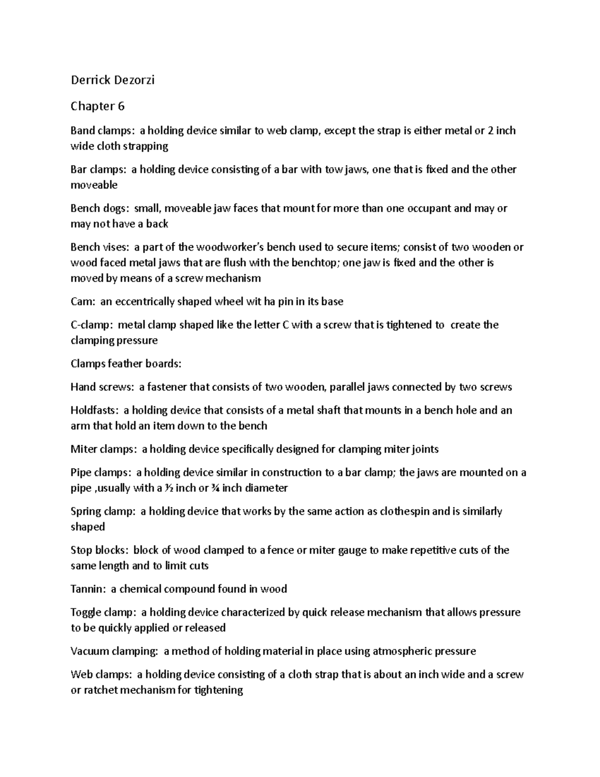 Cabineting making 6 - qewrqerqeqrwq - Derrick Dezorzi Chapter 6 Band ...