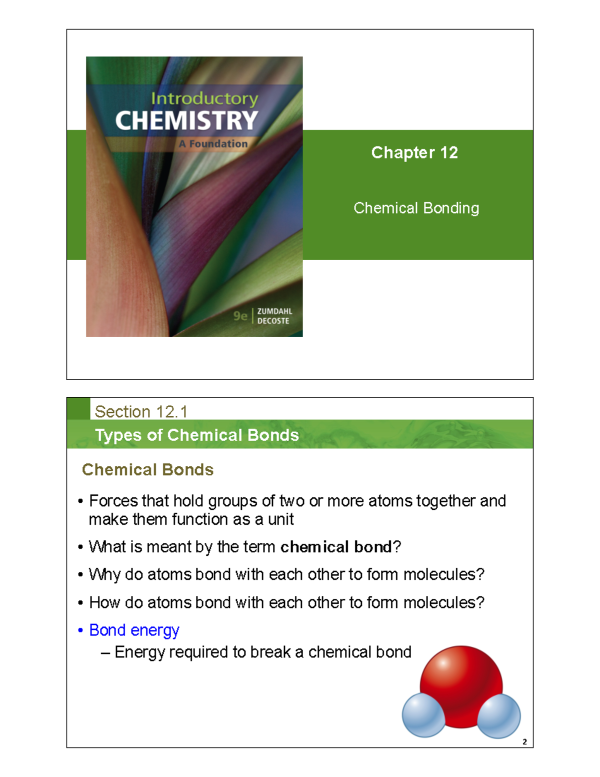 Ch12 Chemical Bonding - khbiuybiub - Chapter 12 Chemical Bonding ...
