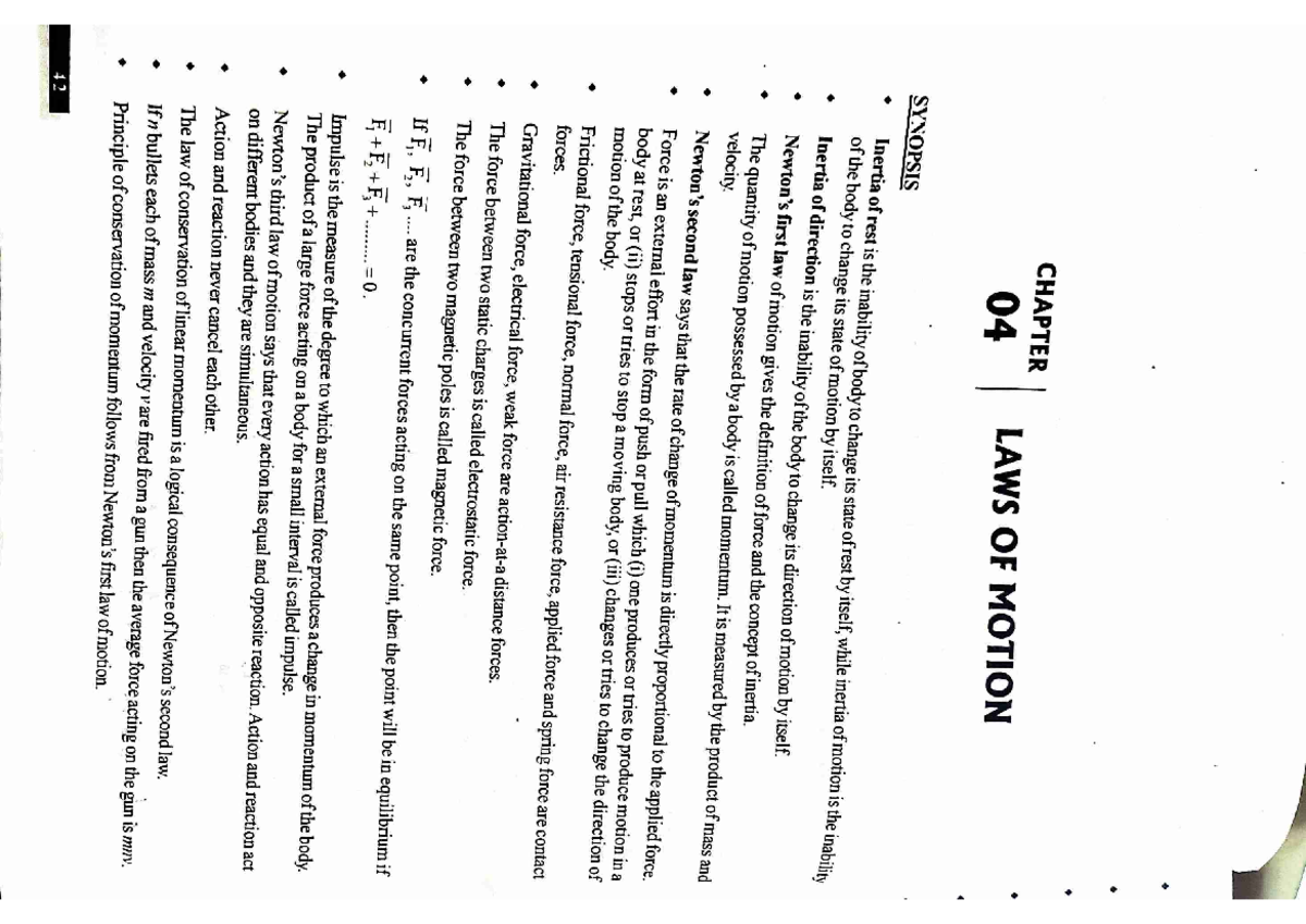 Document 48 - Loss of motion - Physics - Studocu