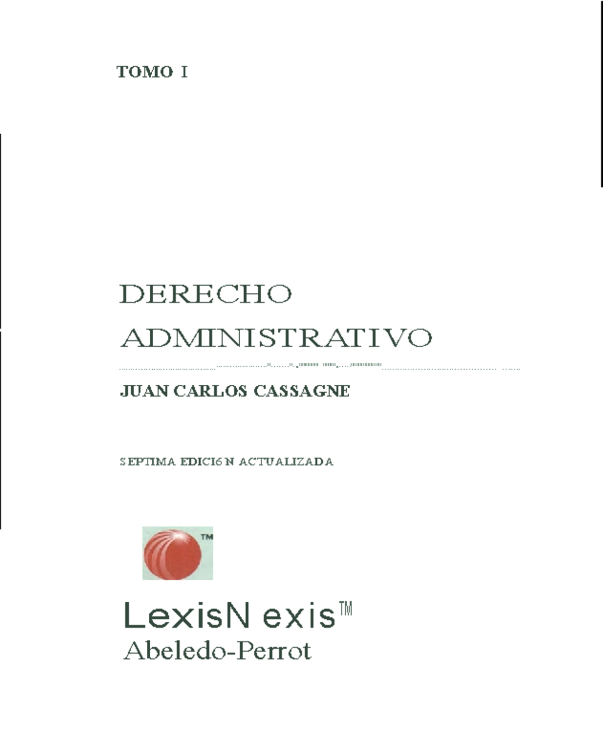 9 B Material - Jsjdjd - TOMO I DERECHO ADMINISTRATIVO - Studocu