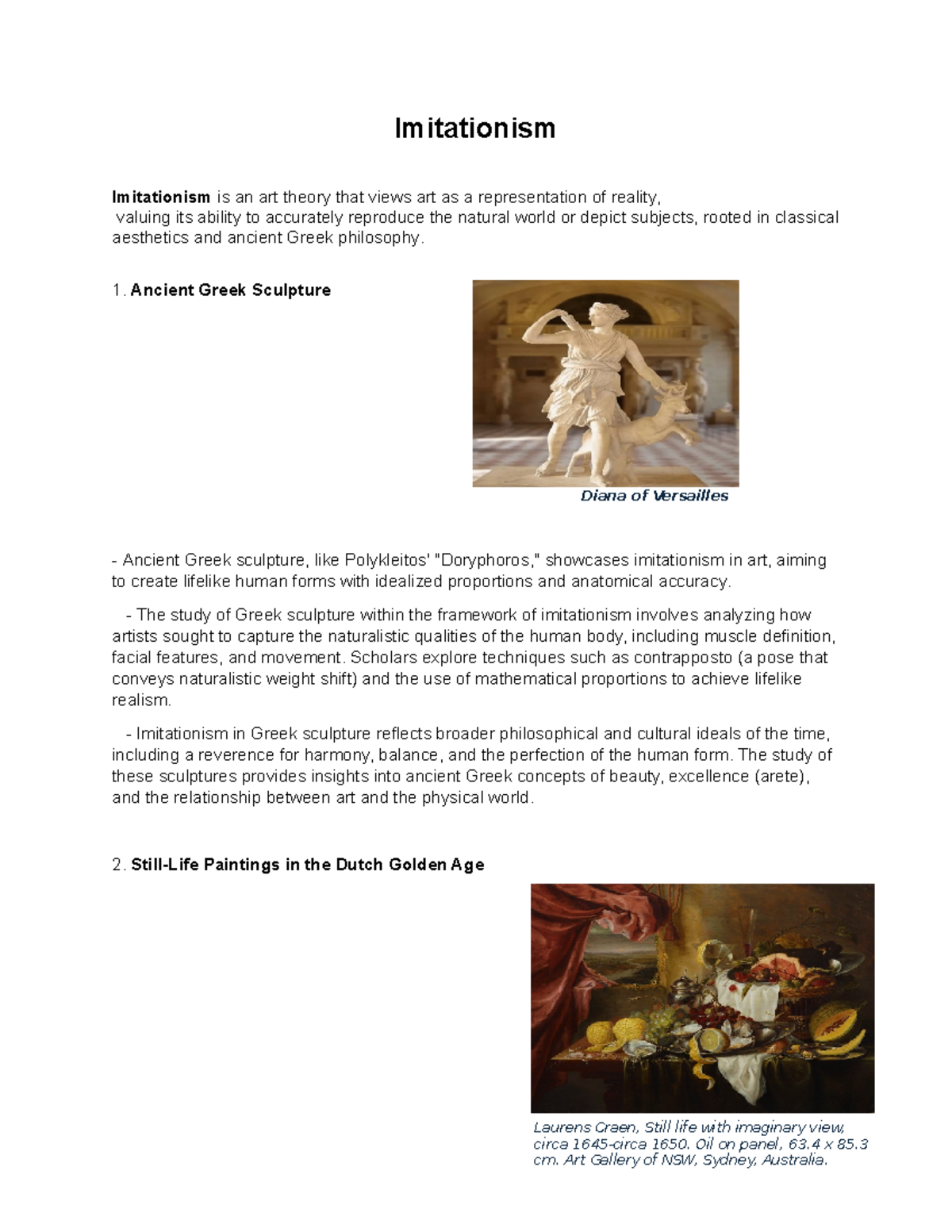 Imitationism ART APP - Laurens Craen, Still life with imaginary view ...