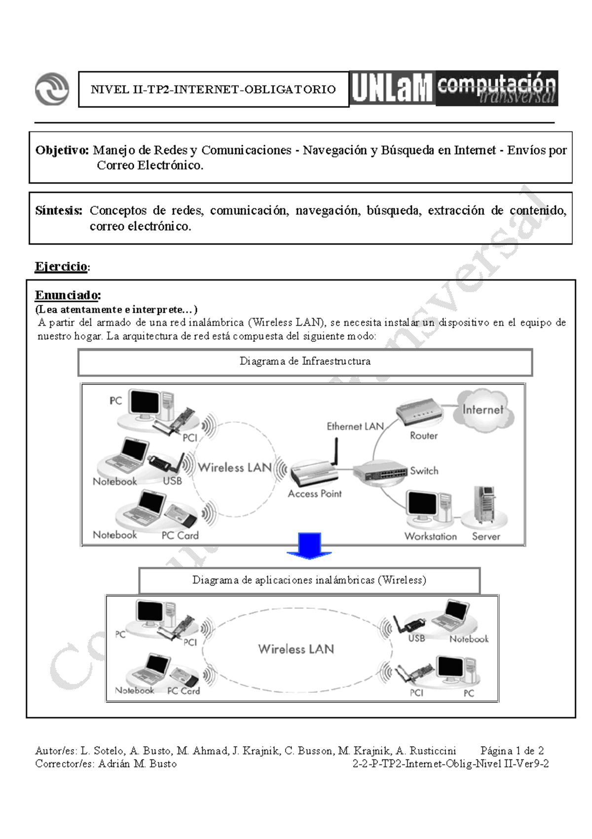 2-2-P-TP2-Internet-Oblig-Nivel II-Ver9-2 - - Studocu