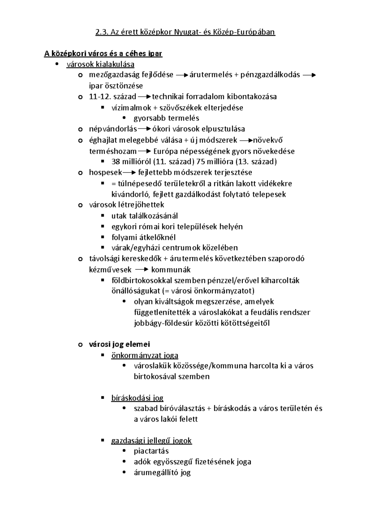 Az érett középkor Nyugat- és Közép-Európában - Az érett középkor Nyugat ...