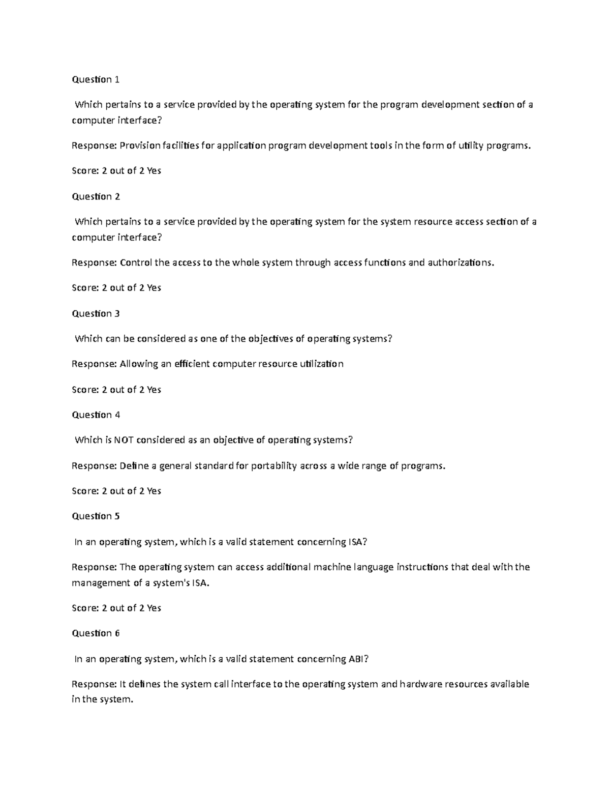 01 Activity 1 - ARG - programming - Question 1 Which pertains to a service provided by the ...