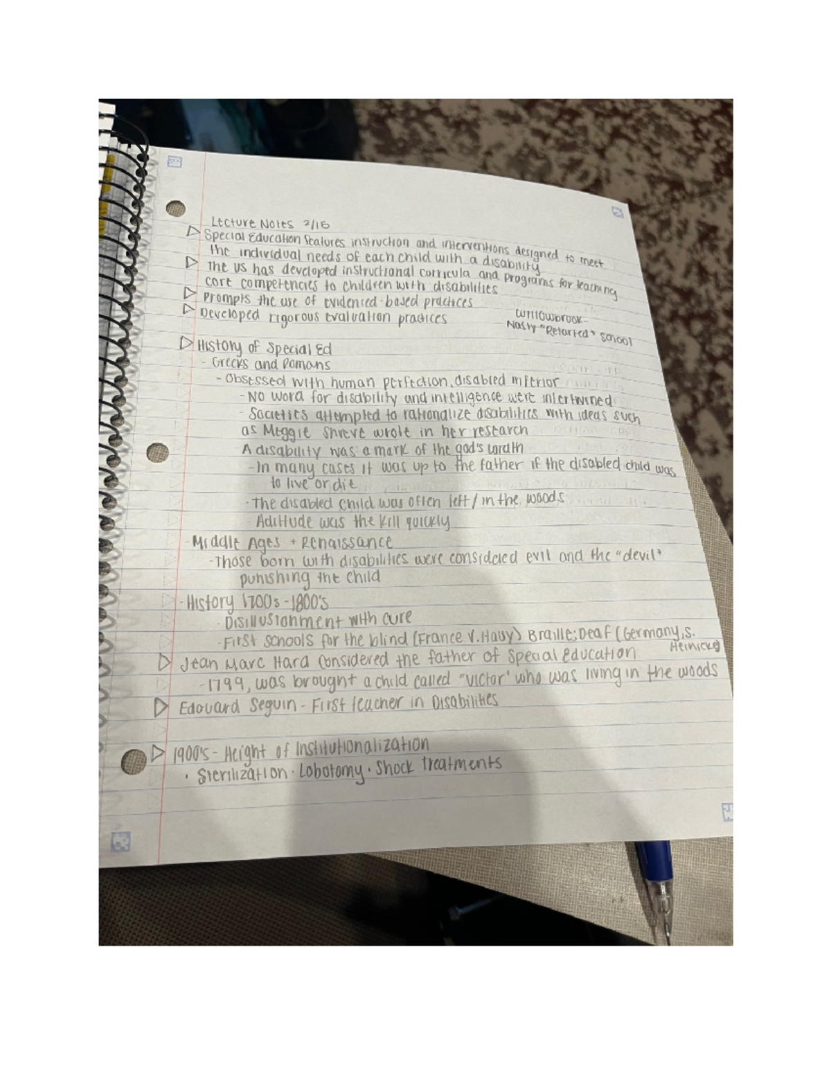 Special Ed Lecture Notes - 2:15 - MICBIO310 - Studocu