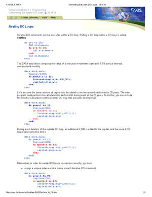 Generating Data with DO Loops - 3 of 34 - 1or9/fru3oq9fam/59322/m34/m34 ...