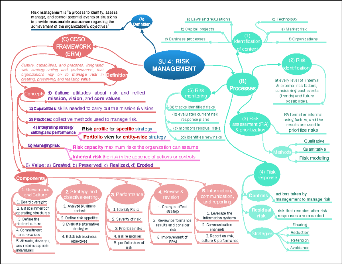 Gleim CIA1 SU4 Risk Management Summary - SU 4 : RISK MANAGEMENT (A ...