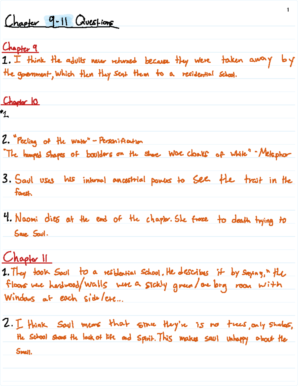Indian Horse Comprehension Questions - Studocu