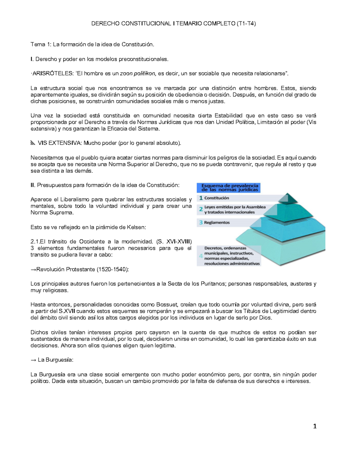 Constitucional I UMU - Warning: TT: undefined function: 32 Tema 1: La formación de la idea de ...