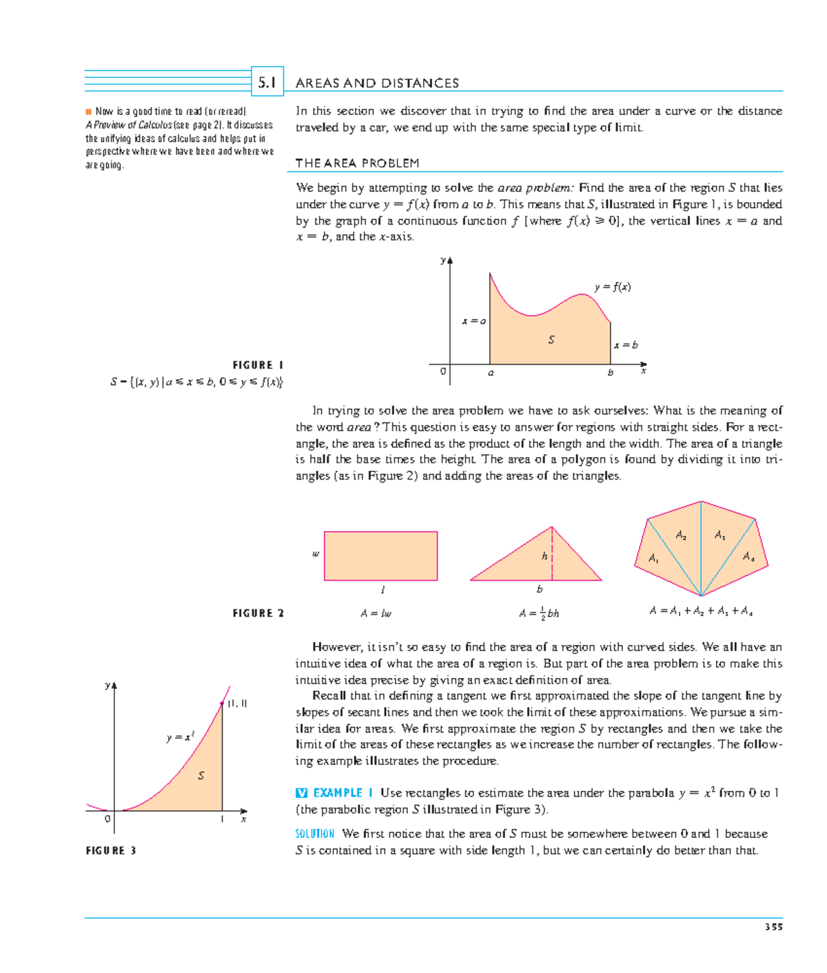 Math ch 5-1 - math work - AREAS AND DISTANCES In this section we ...