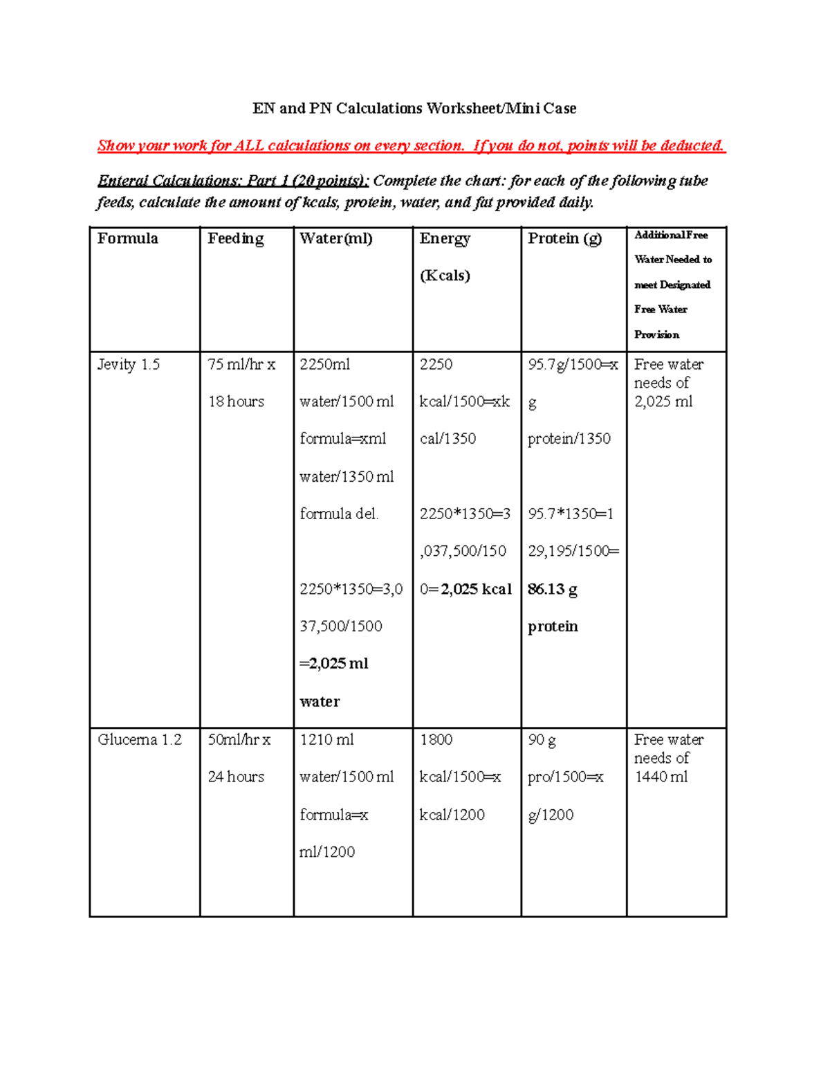 ND 630 EN PN Calculations Practice - EN and PN Calculations Worksheet ...