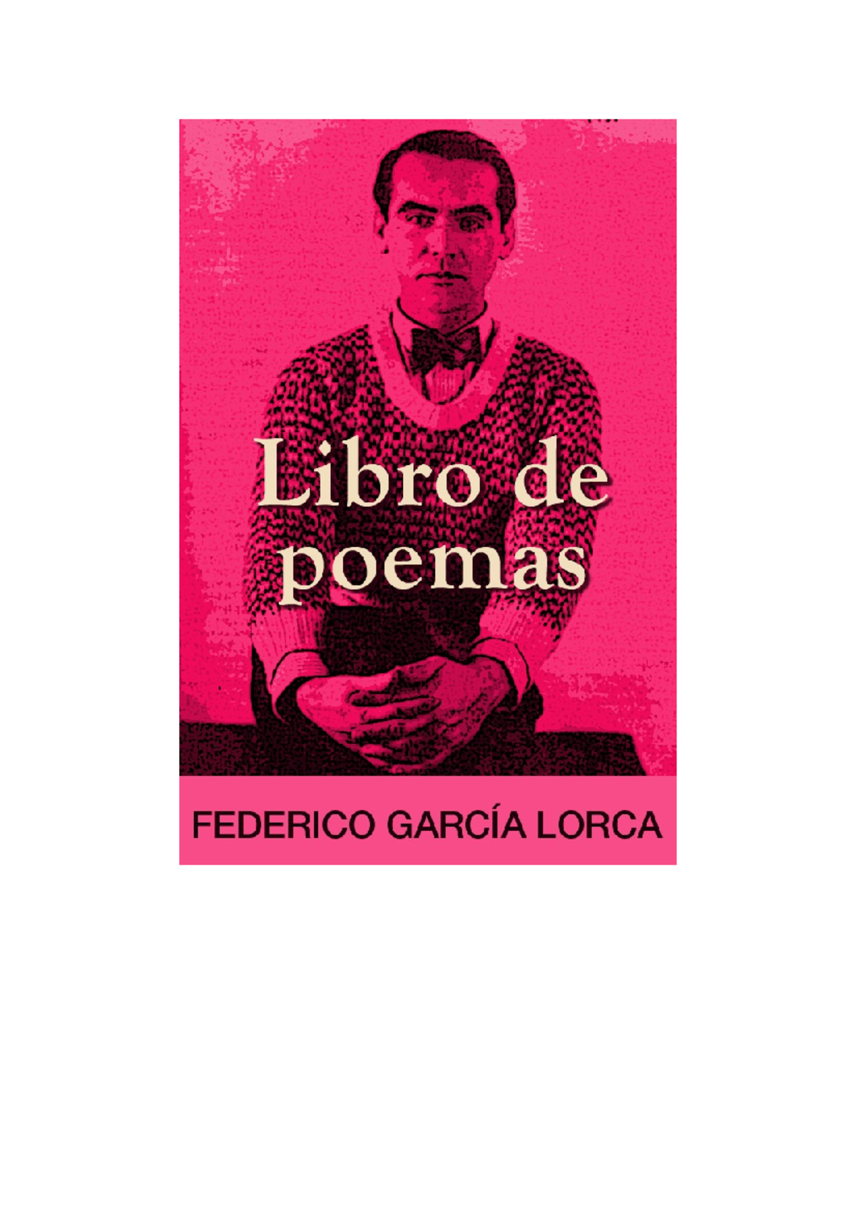 García Lorca F Libro de poemas - Federico García Lorca Libro de poemas ...