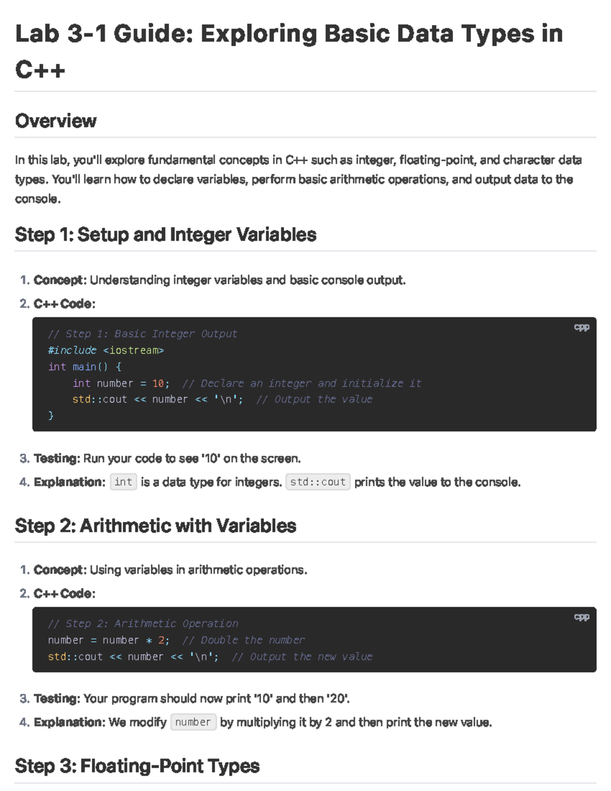 Project 3 1 - Labs 1-3 Manual - Lab 3-1 Guide: Exploring Basic Data ...