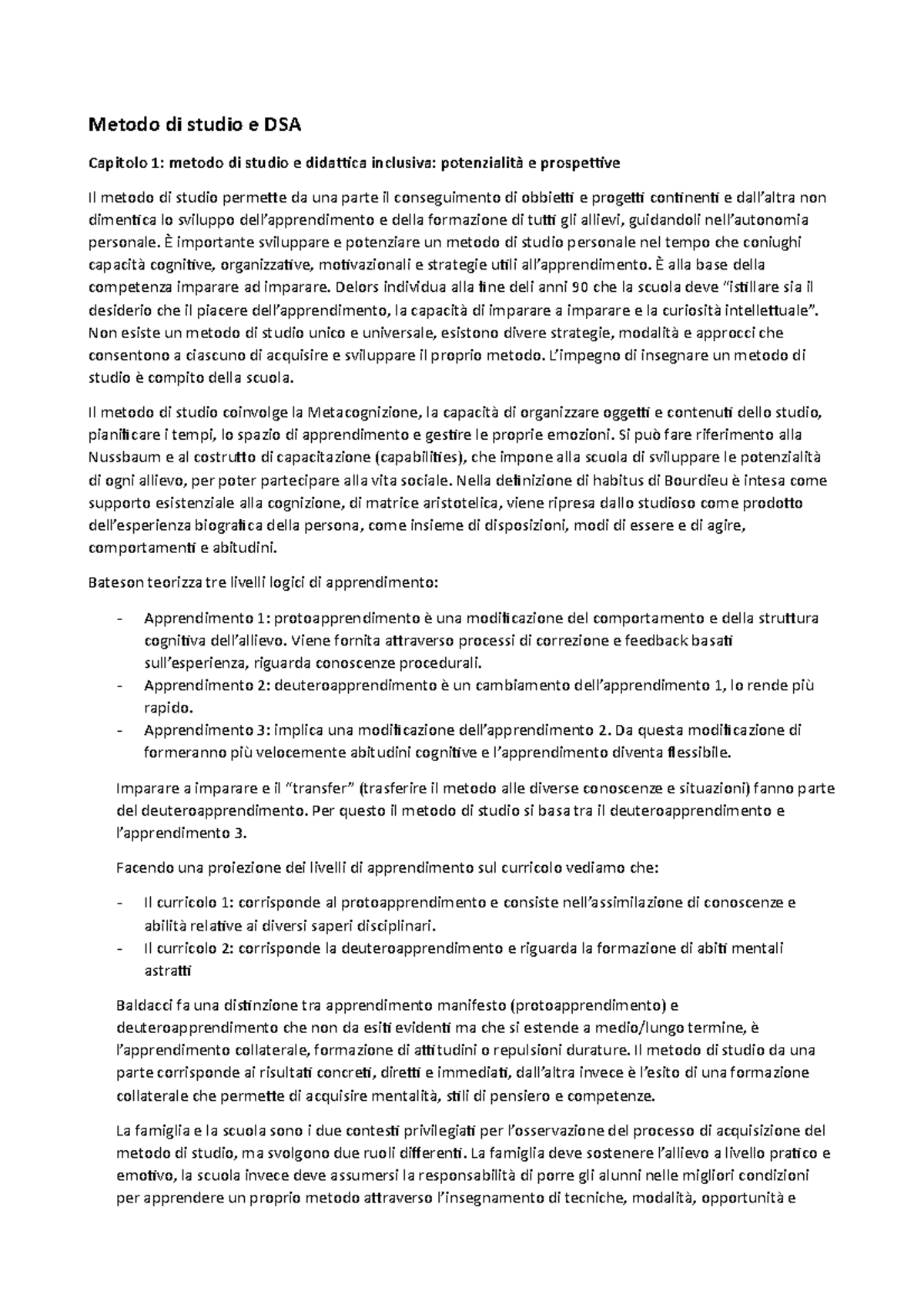 Metodo di studio e DSA - Strategie di apprendimento per ragazzi con ...