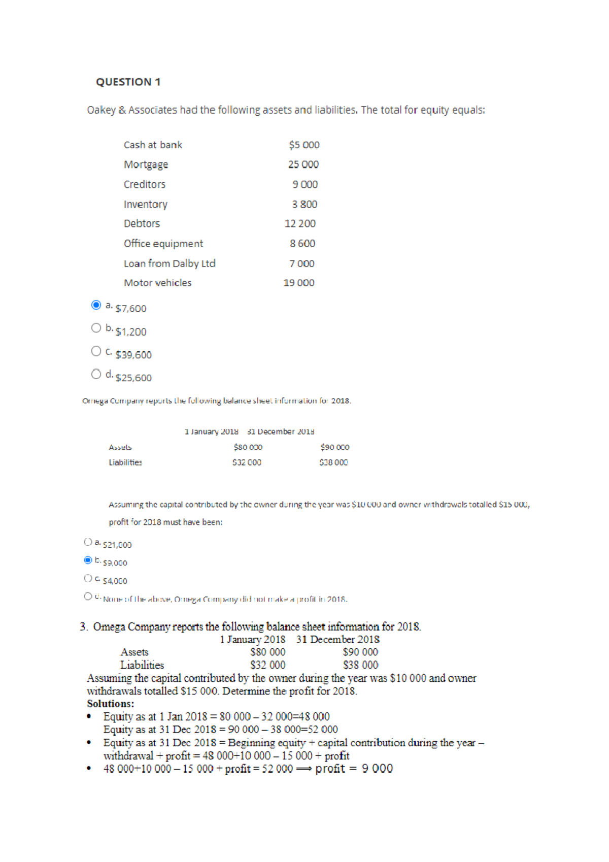 homework week 1 Techniques in financial accounting - 2783 - Studocu