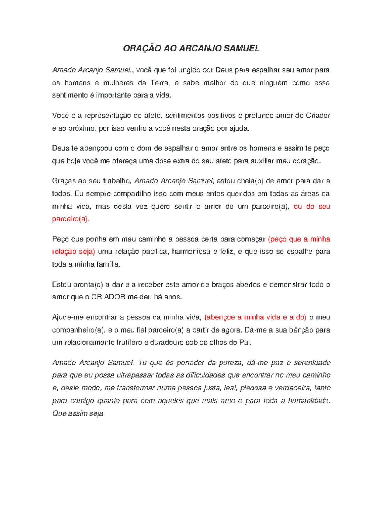 03+-+Oração+Ao+Arcanjo+Samuel - ORAÇÃO AO ARCANJO SAMUEL Amado Arcanjo ...