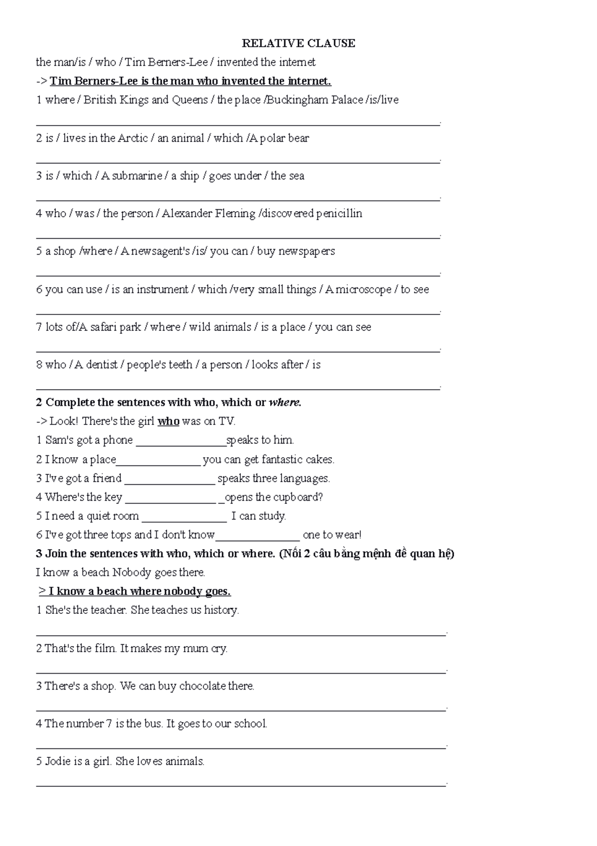 Relative Clause - fafDAfdsgadfgfgfgfgfa - RELATIVE CLAUSE the man/is ...