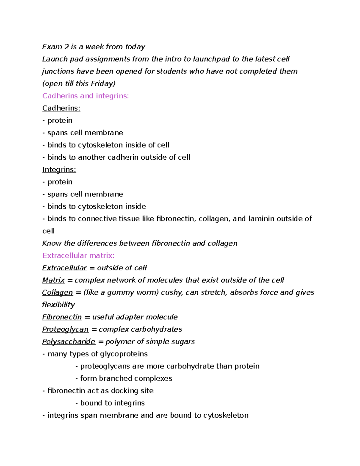 Oct. 10th, 2022 - BSC 197 Instructor: Wade Nichols - Exam 2 is a week ...
