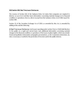 SOX Section 906 Corporate Responsibility for Financial Reports - Under ...