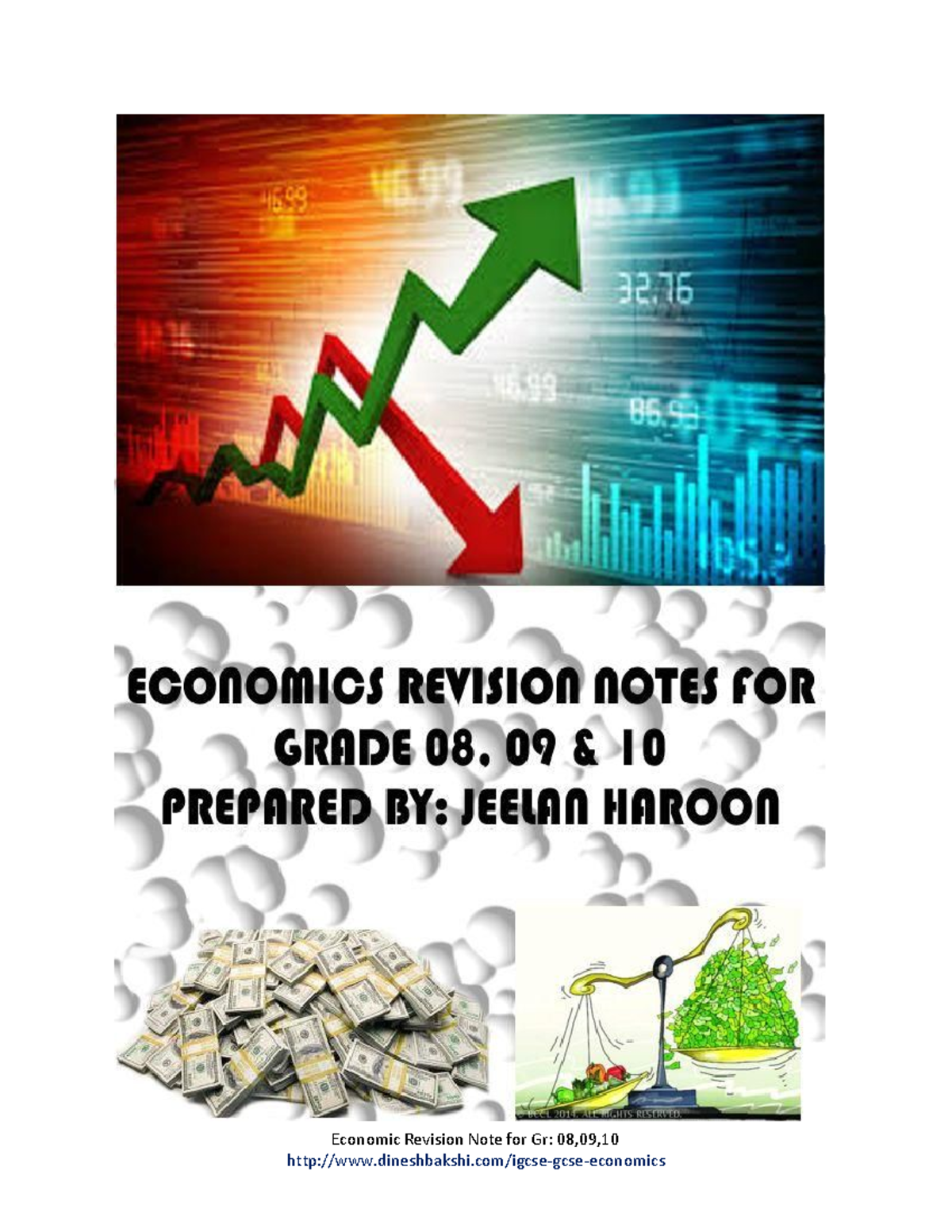 Economics revision notes for olevel - Economic Revision Note for Gr: 08 ...