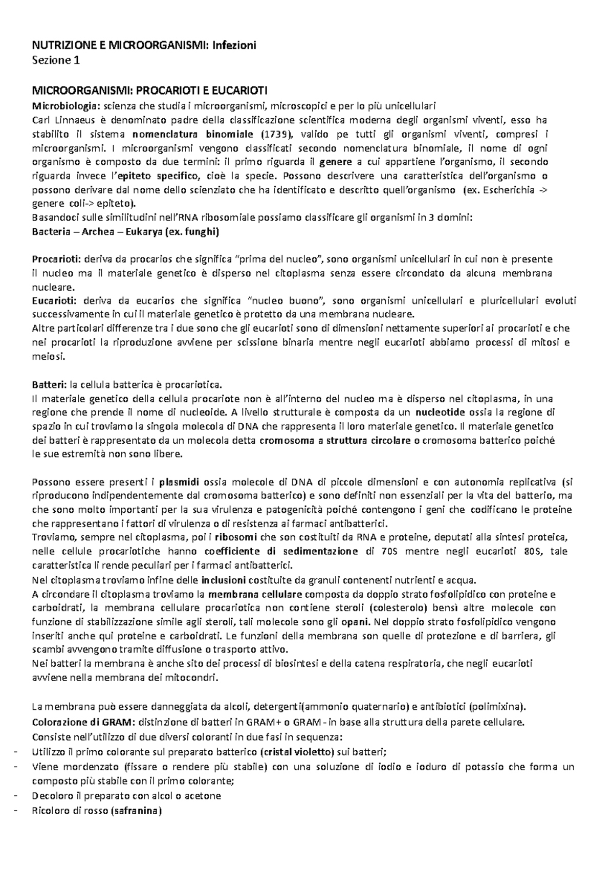 Nutrizione E Microorganismi - nutrizione a livello metabolico ...