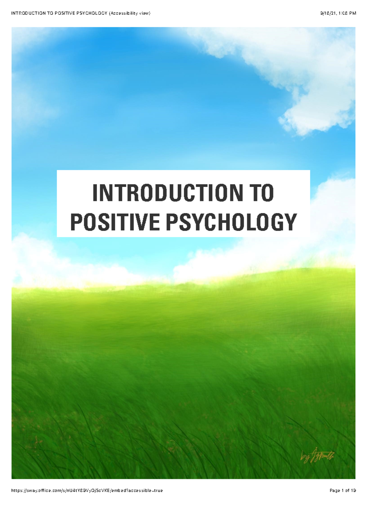 Introduction TO Positive Psychology (Accessibility view) - INTRODUCTION ...