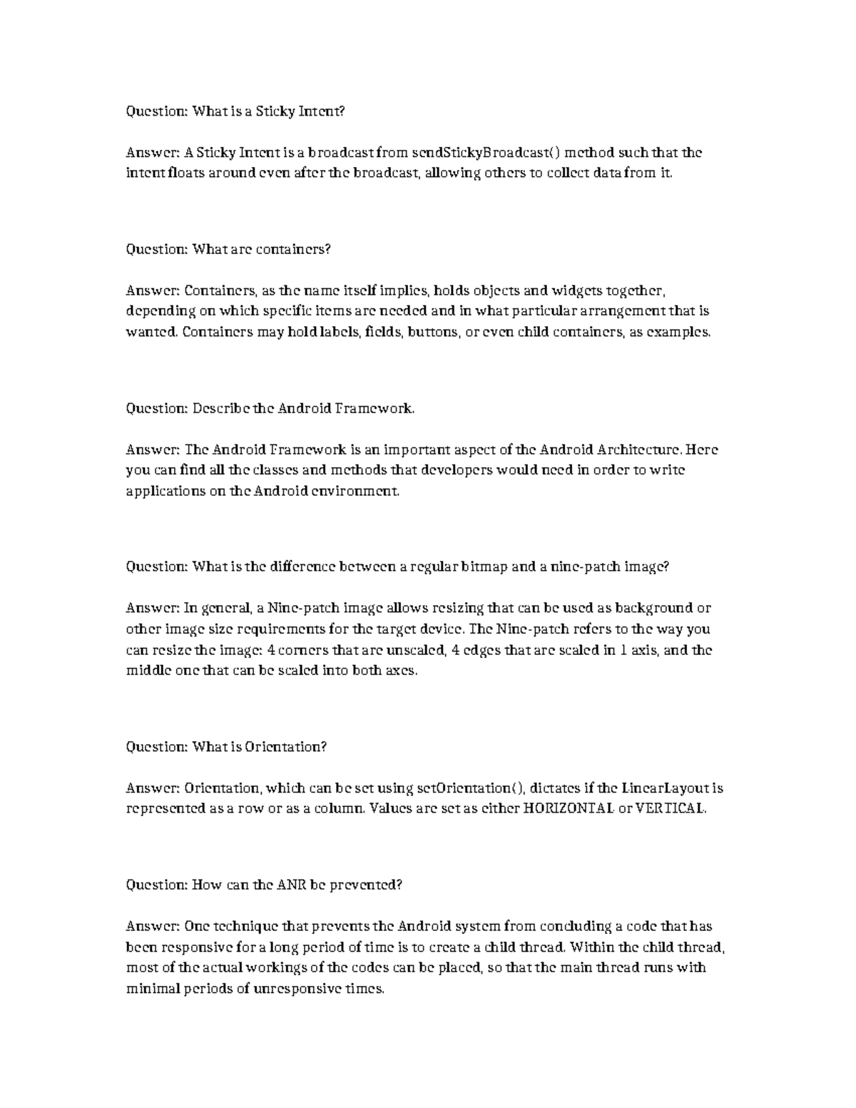 Zygosporic floating book-ways - Question: What is a Sticky Intent ...