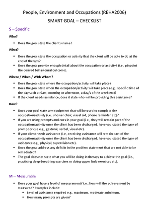 Activity analysis - making toast - OCCUPATION / ACTIVITY / TASK ...